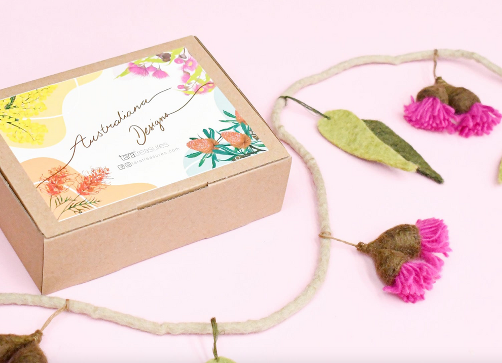 Felt Australian Native Garland – Kismet Toys