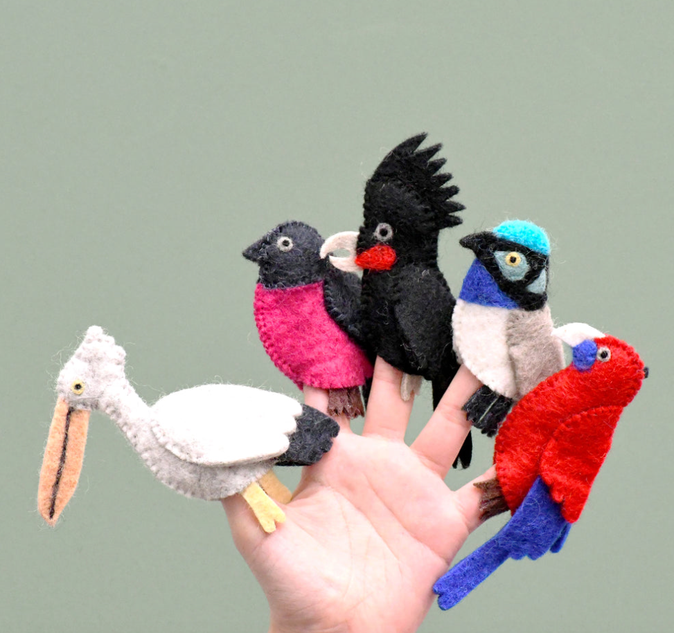 Colourful Birds Finger Puppets – Kismet Toys