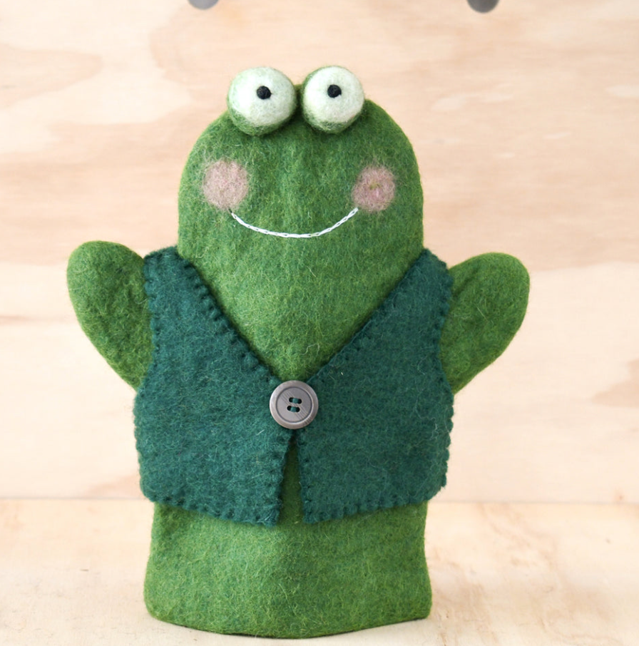 Hand Puppet - Frog – Kismet Toys